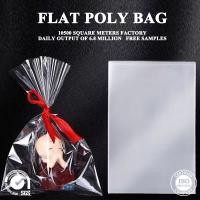 China Small Transparent Plastic Flat Bag Portable For Makeup Brushes Lip Gloss Mini Cosmetic Samples for sale