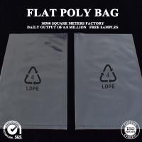 China Large Capacity Flat Plastic Bag Waterproof For Towels Scarves Soft Textile Product Packing for sale