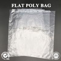 China Large Capacity Flat Plastic Bag Waterproof For Towels Scarves Soft Textile Product Packing for sale