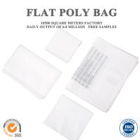 China Large Capacity Flat Plastic Bag Waterproof For Towels Scarves Soft Textile Product Packing for sale