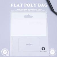 China Disposable Light Flat Poly Bag For Stationery Stickers Badges Handicraft Ornaments Sorting for sale