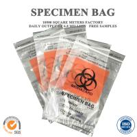 China Double Layer Reinforced Specimen Bag Puncture Resistant for Laboratory Tissue and Pathological Specimen Storage for sale