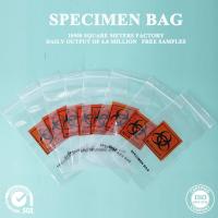 China Color Labeled Biohazard Specimen Bag Anti-leakage for Infectious Samples and Epidemic Sampling Collection for sale