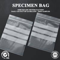 China Sterile Grade Transparent Specimen Bag Easy Identification for Veterinary Animal Specimen Sampling Packing for sale