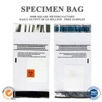 China Sterile Grade Transparent Specimen Bag Easy Identification for Veterinary Animal Specimen Sampling Packing for sale