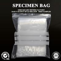 China Double Seal Leakproof Specimen Bag Puncture Resistant for Hospital Pathology Tissue Sample Packaging for sale