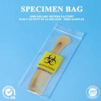 China Clear Disposable Specimen Bag Self Adhesive Seal for Urine, Blood and Clinical Test Sample Storage for sale