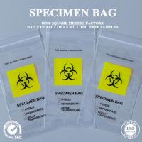China Odor Isolating Medical Specimen Bag Secure Closure for Infectious Biological Samples Classification for sale