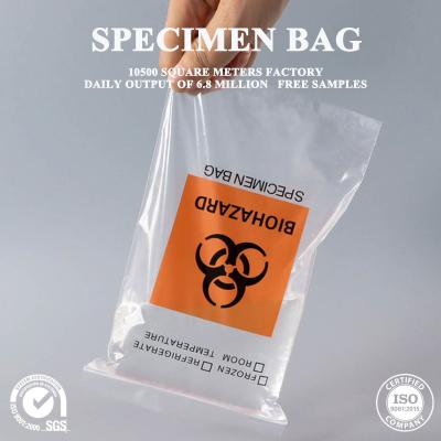 China Veterinary Clear Specimen Bag Sterile Safe for Animal Blood Samples and Farm Disease Detection Specimens for sale
