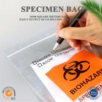 China Thick Reinforced Specimen Bag Odor Blocking for Infectious Specimens Isolation and Sealed Transit for sale