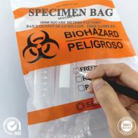 China Thick Reinforced Specimen Bag Odor Blocking for Infectious Specimens Isolation and Sealed Transit for sale