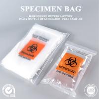 China Multi-size Wholesale Medical Specimen Bag Tear Resistant for Laboratory Daily Specimen Collection for sale