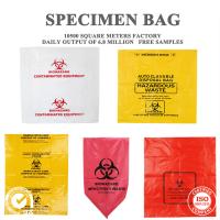 China Double Zipper Sealed Specimen Shipping Bag For Liquid Biological Sample Safe Delivery for sale
