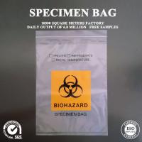 China Clear Specimen Carrier Bag Medical Grade Laboratory Specimen Bags for sale