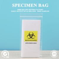 China Standard Medical Specimen Transport Bags Leakproof For Infectious Clinical Specimen Packaging for sale