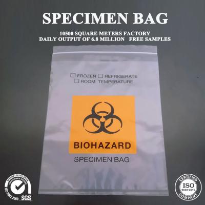China Double Layer Biohazard Transport Bag Reinforced Anti Spill For Large Volume Liquid Medical for sale