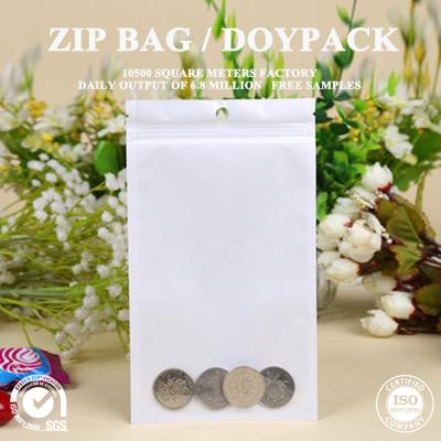 China Frosted Transparent Stand Up Zipper Pouch for Cookies, Biscuits, Dried Berries & Bakery Goods for sale