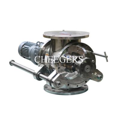 China 12 Blades Sanitary Rotary Valve 30000kg/h Bulk Material Handling Stainless Steel for sale