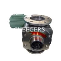 China 600kg/h Micro Rotary Valve Direct Coupling 8 Blades Sanitary Stainless Steel for sale