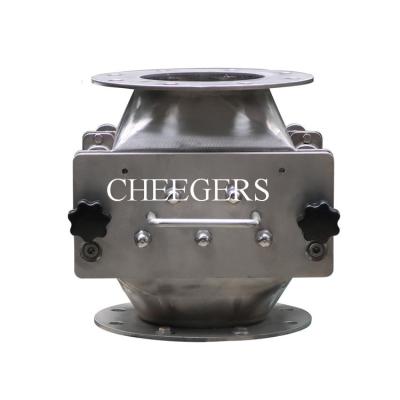 China Drawer Type Magnetic Drum Separator 12000 Gauss 150mm Flange for sale