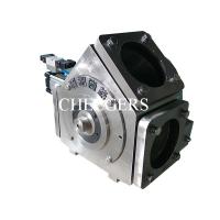 China Powder Transmission Plug Diverter Valve Q235A DN150 Two Way Flange Type for sale