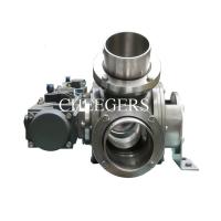 China Pipe Fitting 4 Inches Plug Diverter Valve Starch Conveying for sale