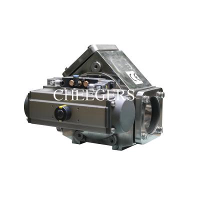 China DN200 Pneumatic Diverter Valve Stainless Steel 304 Double Actuator for Powder for sale