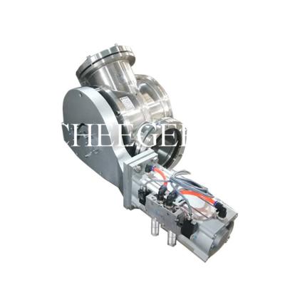 China DN250 Pneumatic Two Way Valve 316L Stainless Steel Sanitary Rotary Reversing Valve for sale