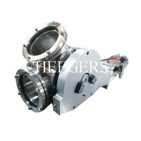 China DN250 Pneumatic Two Way Valve 316L Stainless Steel Sanitary Rotary Reversing Valve for sale