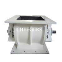China Square 30rpm Rotary Airlock Dust Collector 16Mn Steel Materials Discharge Valve 5L-16L for sale
