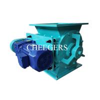 China Rice Husks Rotary Discharge Valve 10 Tons/hr Rigid Impeller Feeder 9L 380V for sale