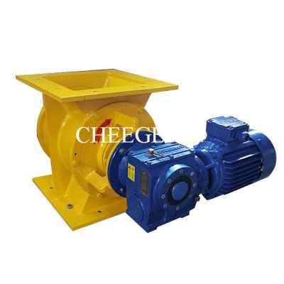 China Q235 Blow Through Rotary Airlock Valve 5L 3 Tons/h Feeder for Cement Plant Pneumatic Conveying for sale
