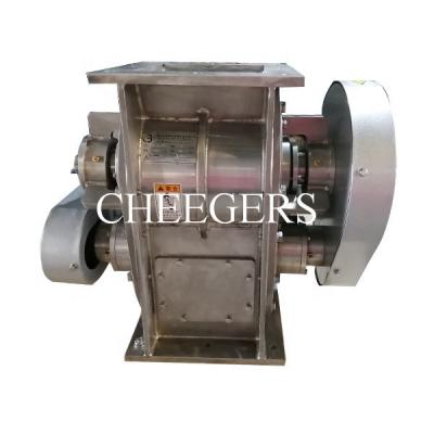 China Enforced Self Cleaning Rotary Valve 0.75KW SS316 for Sticky Materials for sale