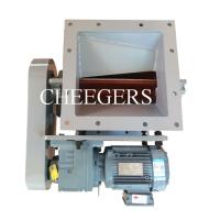 China Grain Processing Rotary Vane Feeder 400x400mm 45L Rotary Air Lock Valve for sale