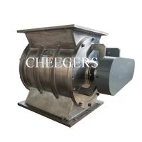 China SS316 Rotary Feeder Valve 50rpm with Adjustable Steel Tips for Pasta for sale