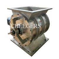 China Stainless Steel Carrot Pomace Rotary Valve 90L 4kW SKF Bearing for Conveyor Dosing for sale