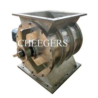 China Stainless Steel Carrot Pomace Rotary Valve 90L 4kW SKF Bearing for Conveyor Dosing for sale