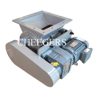China Mn Steel Rotary Feeder Valve 30 Tons/hr for Dosing Metering Minerals for sale