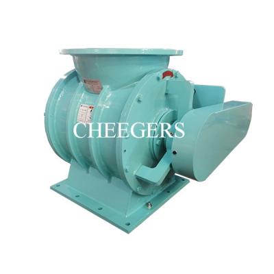 China DN250 Rice Bran Rotary Airlock Valve 1 Ton/h Anti Abrasion Nodular Cast Iron for sale
