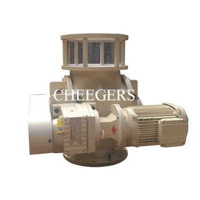 China Tungsten Carbide Dust Collector Rotary Valve Airlock Feeder 0.12mm Clearance 0.35KW for sale