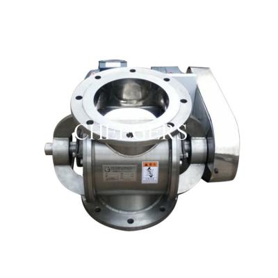 China SS316 Rotary Valve for HDPE Powder Discharge 0.06mm Clearance -1 Bar Pressure for sale