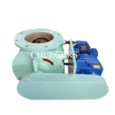 China HT600 Dust Collector Rotary Valve Feeder 8 Blades 0.08mm Clearance SKF Bearing for sale