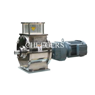 China Alcohol Distilling Pneumatic Rotary Valve 4 Tons per Hour High Pressure Rotary Feeder for sale