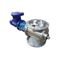 China AISI 316 10in Pneumatic Rotary Valve 0.06mm Clearance Corrosion Resistant for sale