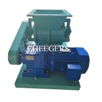 China SS316L 5 Ton/h Pneumatic Rotary Valve Rubber Particles Offset for sale