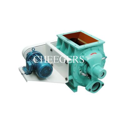 China 0.75kW 2.5L Blow Through Rotary Airlock Valve for Flour Pneumatic Conveying for sale