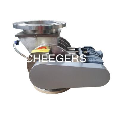 China 300x300mm Stainless Steel Rotary Feeder for Plastic Granules Conveying 12L for sale