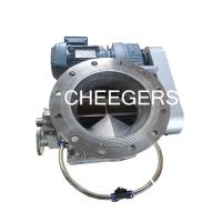 China Positive Pressure Rotary Airlock Valve 0.06mm Clearance 1 Bar for Pneumatic Conveying Animal Feed for sale