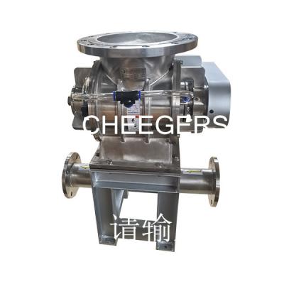 China Positive Pressure Rotary Airlock Valve 0.06mm Clearance 1 Bar for Pneumatic Conveying Animal Feed for sale