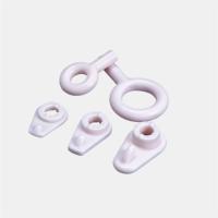 China Textile Ceramic Component Hook Guide / Thread Guide With Anti Snag Lip for sale